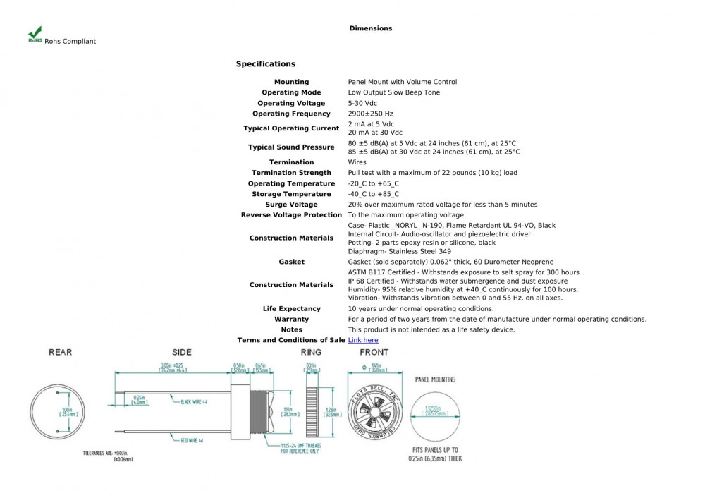 LB-V07-530-W(S) product datasheet page 2