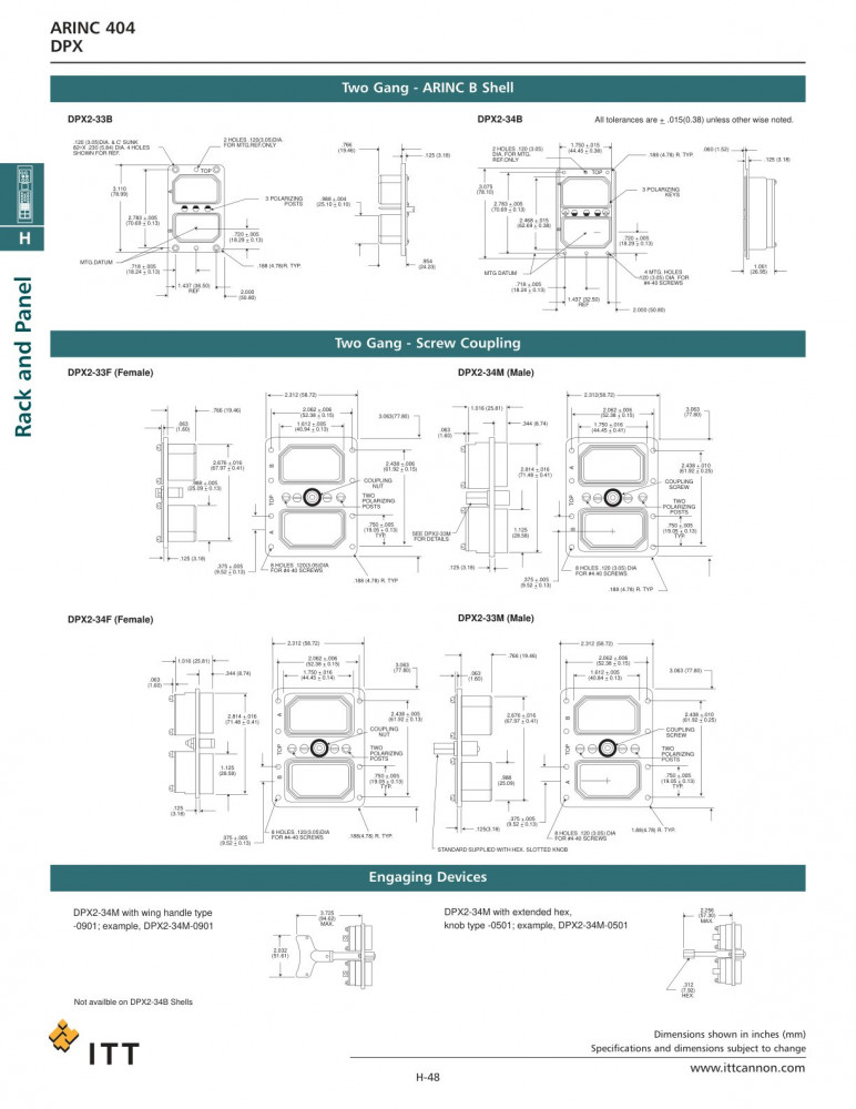 ITT CANNON DPX document page 7