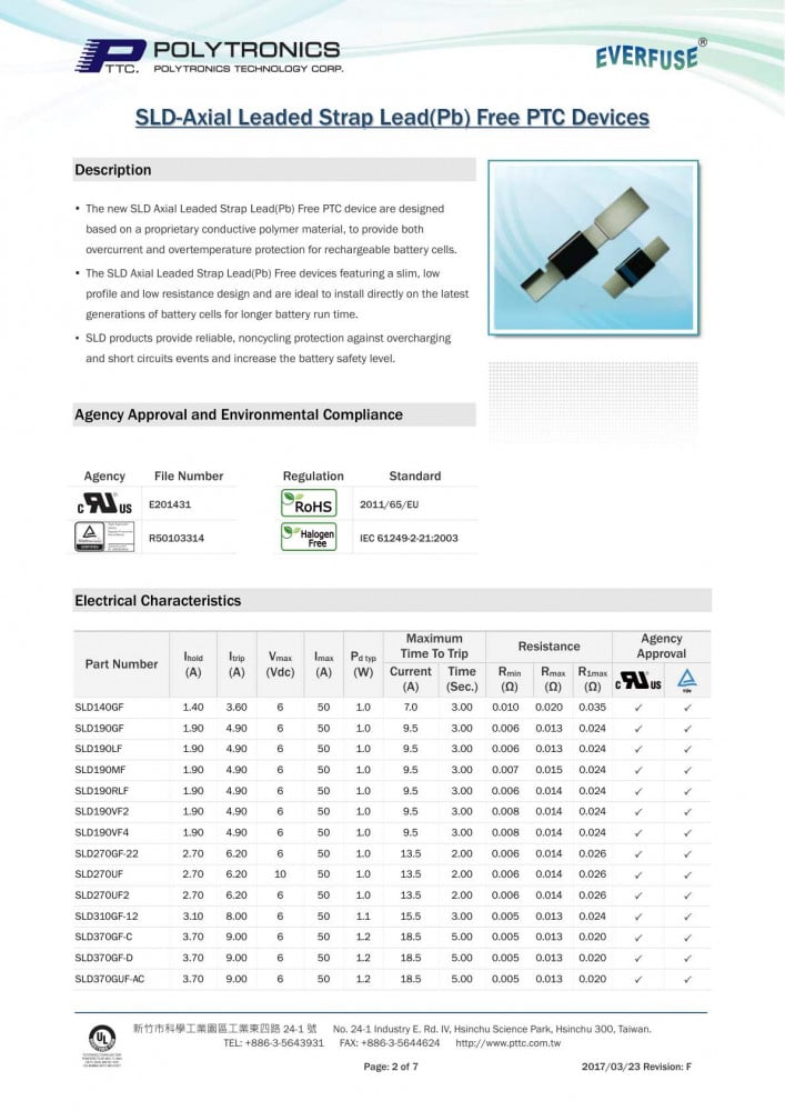 SLD370GF-C datasheet page 2