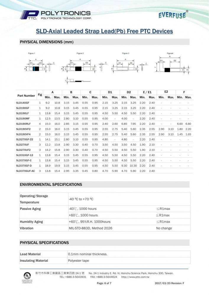 SLD370GF-C datasheet page 6