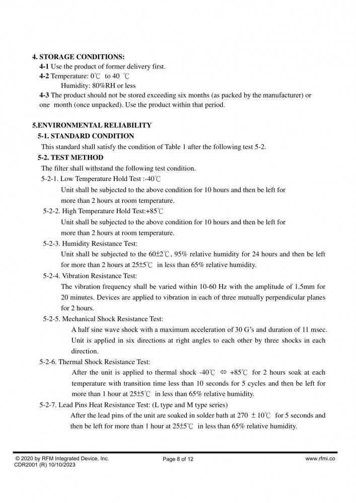 CDR2001 technical document page 8