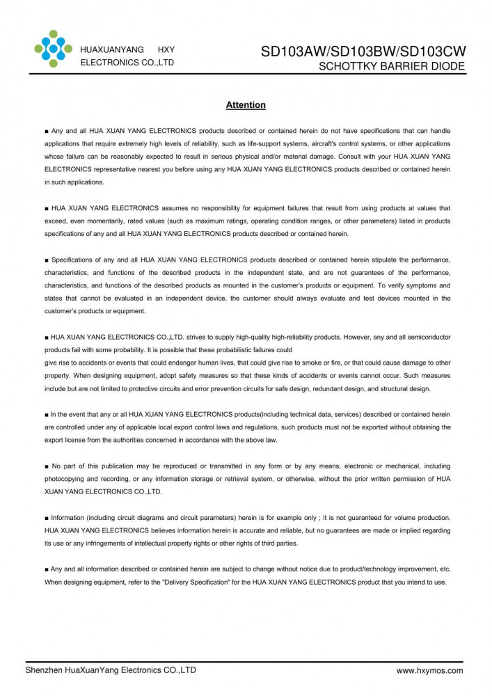 SD103AW datasheet page 4