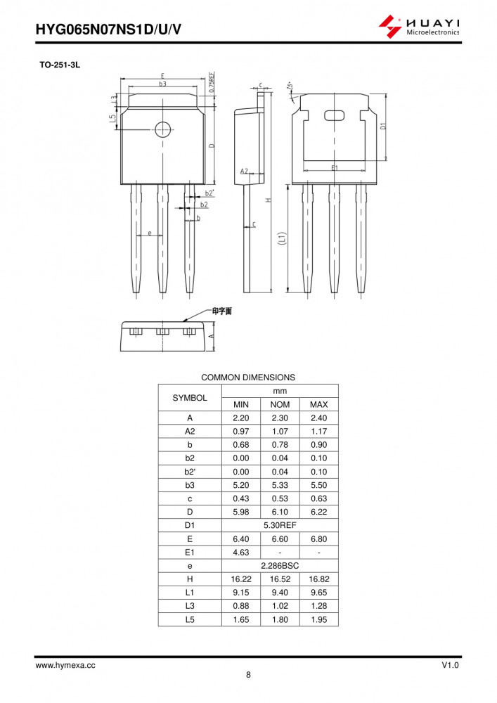 HYG065N07NS1D datasheet page 8