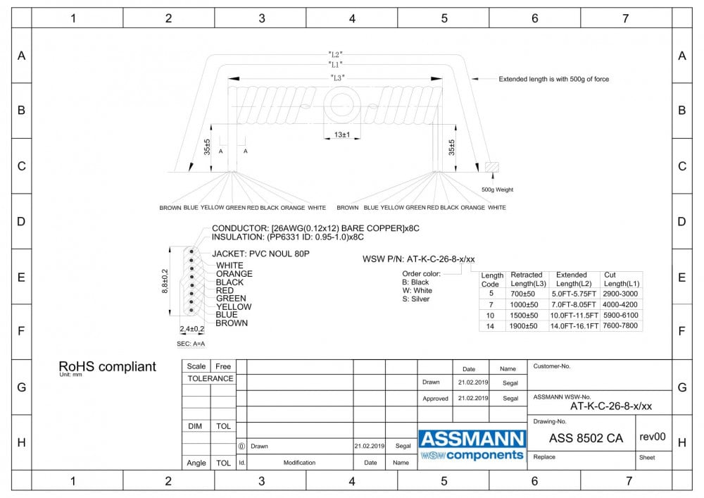AT-K-C-26-8-S/7 technical drawing preview
