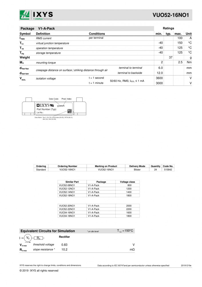VUO52-16NO1 datasheet page 3
