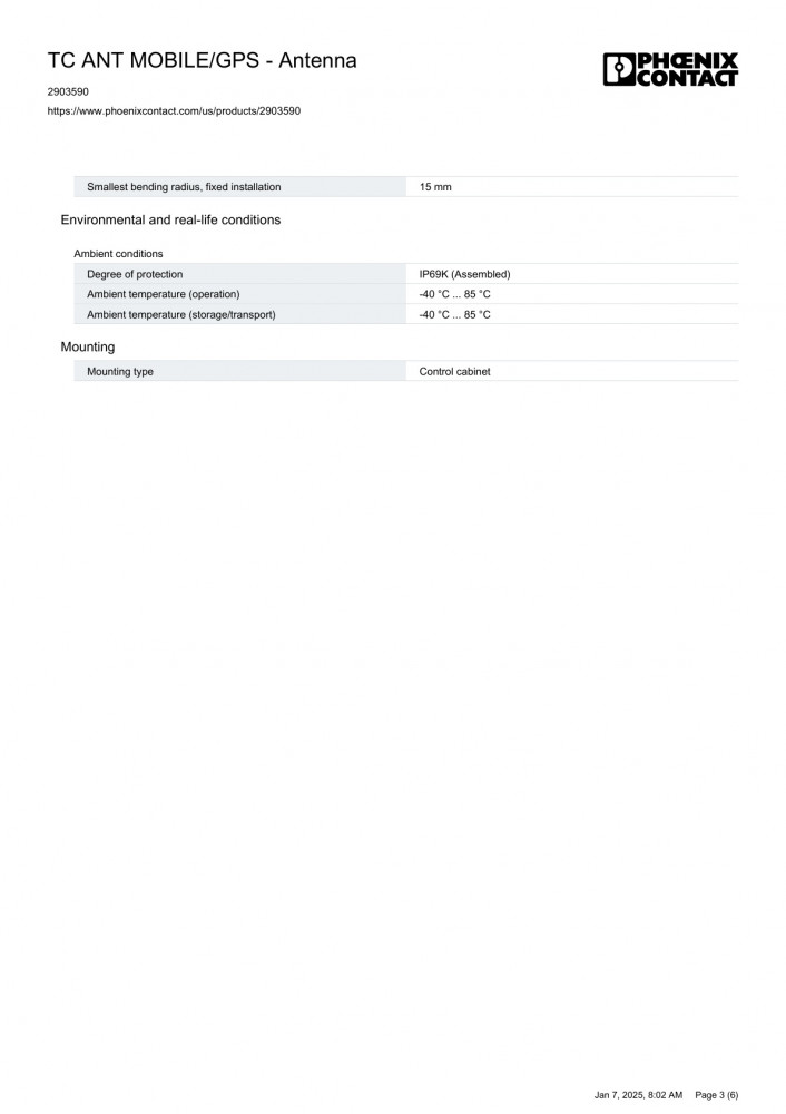 Phoenix Contact 2903590 technical document page 3