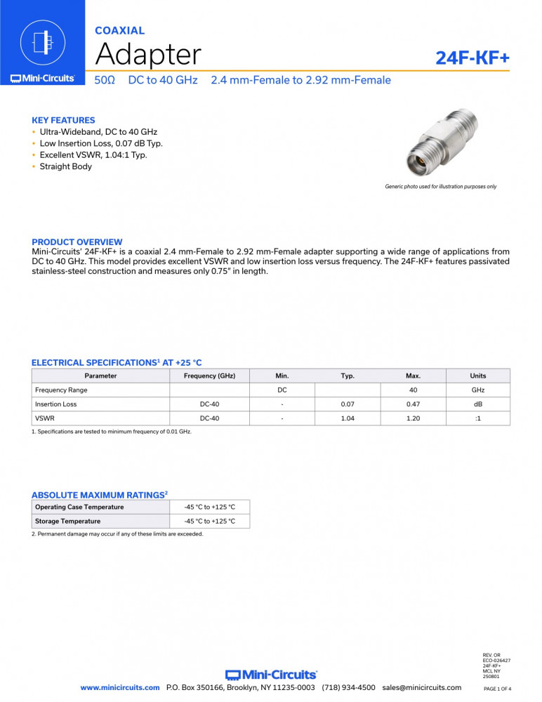 24F-KF+ technical document page 1