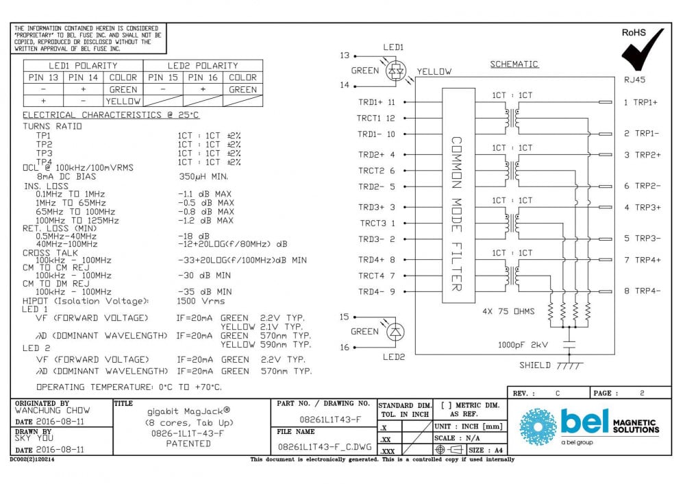 0826-1L1T-43-F technical drawing page 1