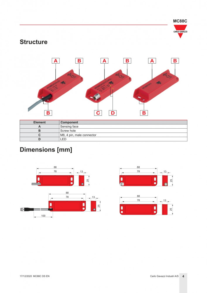 MC88C technical document, page 4