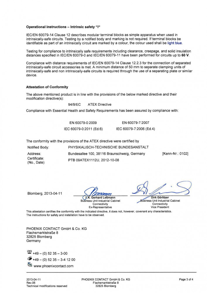 PT 4-QUATTRO 3211797 technical document page 3