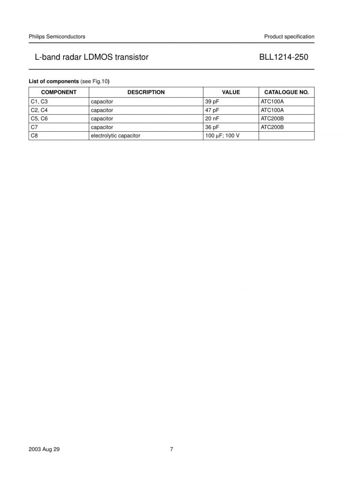BLL1214-250 datasheet page 7