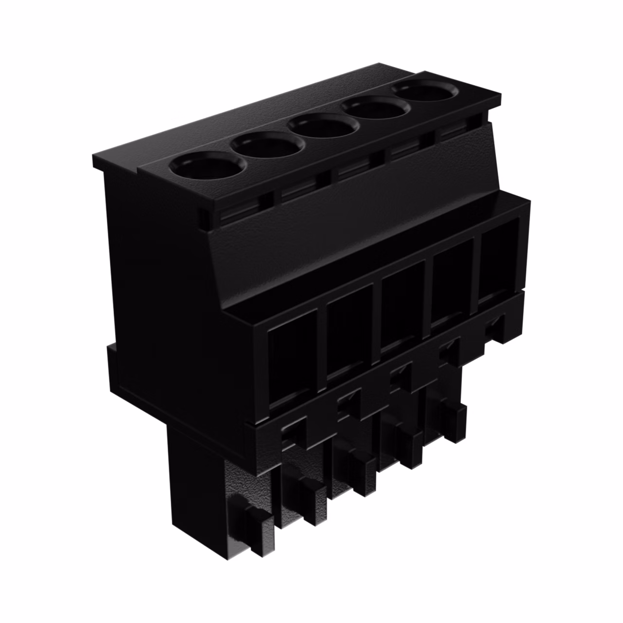 3.50mm Pitch Eurostyle Vertical Plug, Front Wire Entry, 5 Circuits for sale