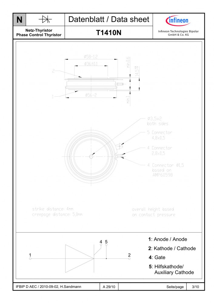 T1410N datasheet page 3