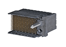 Impact 100 Ohm 4 Pair RAM Right-Angle Header, Right Guided, Open Endwall, 16 Columns, 192 Circuits, Pin Length 5.50mm, Plated Through Hole Dimension 0.39mm, Lead-Free