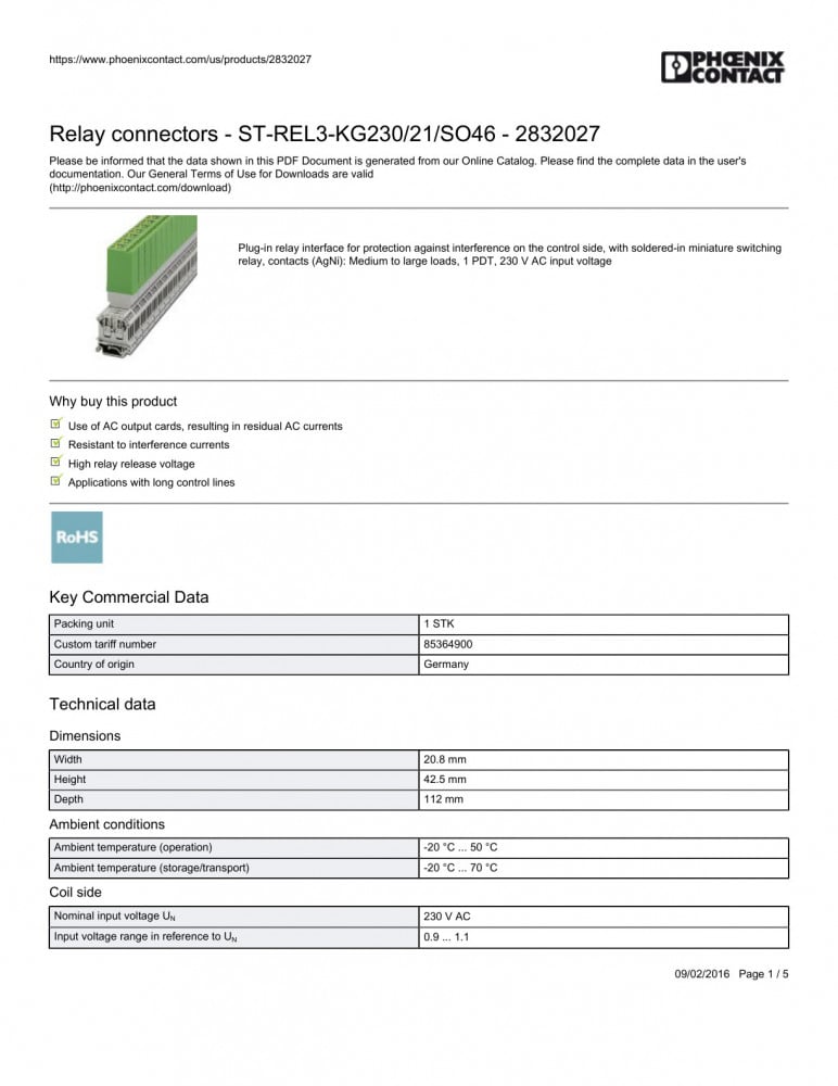 2832027 product document page 1