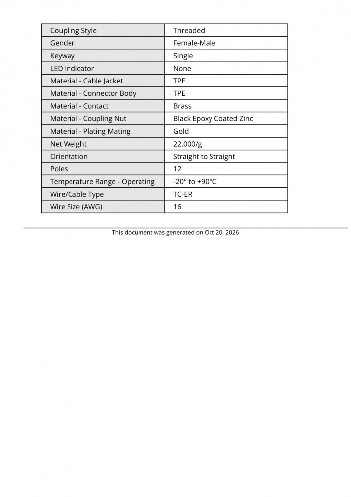 MOLEX 130012 series product drawing, page 3