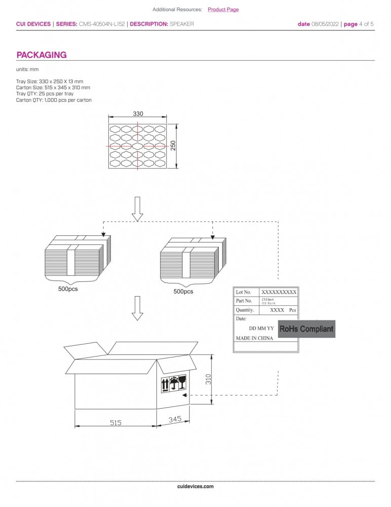 CMS-40504N-L152 datasheet page 4