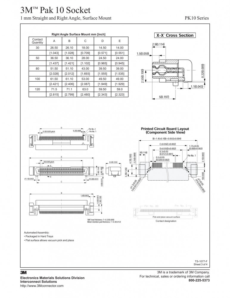 3M PK10 technical document page 3