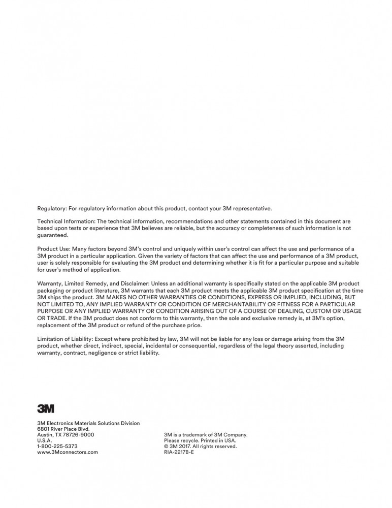 3M PK10 technical document page 5