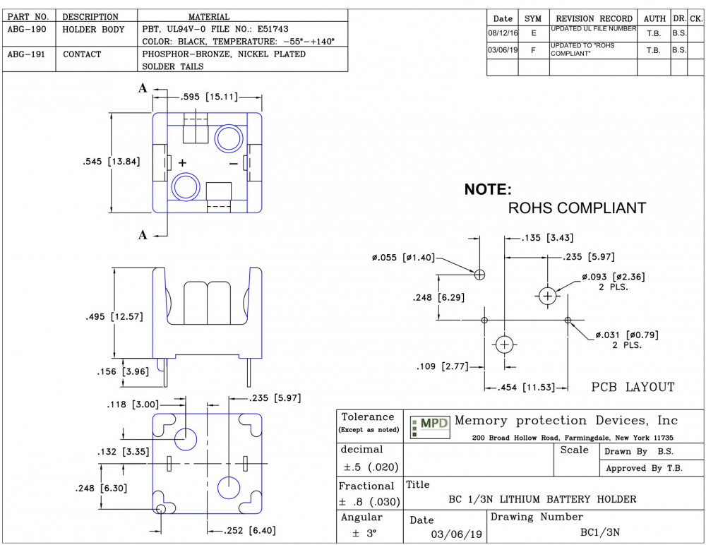 BC1/3N technical drawing preview