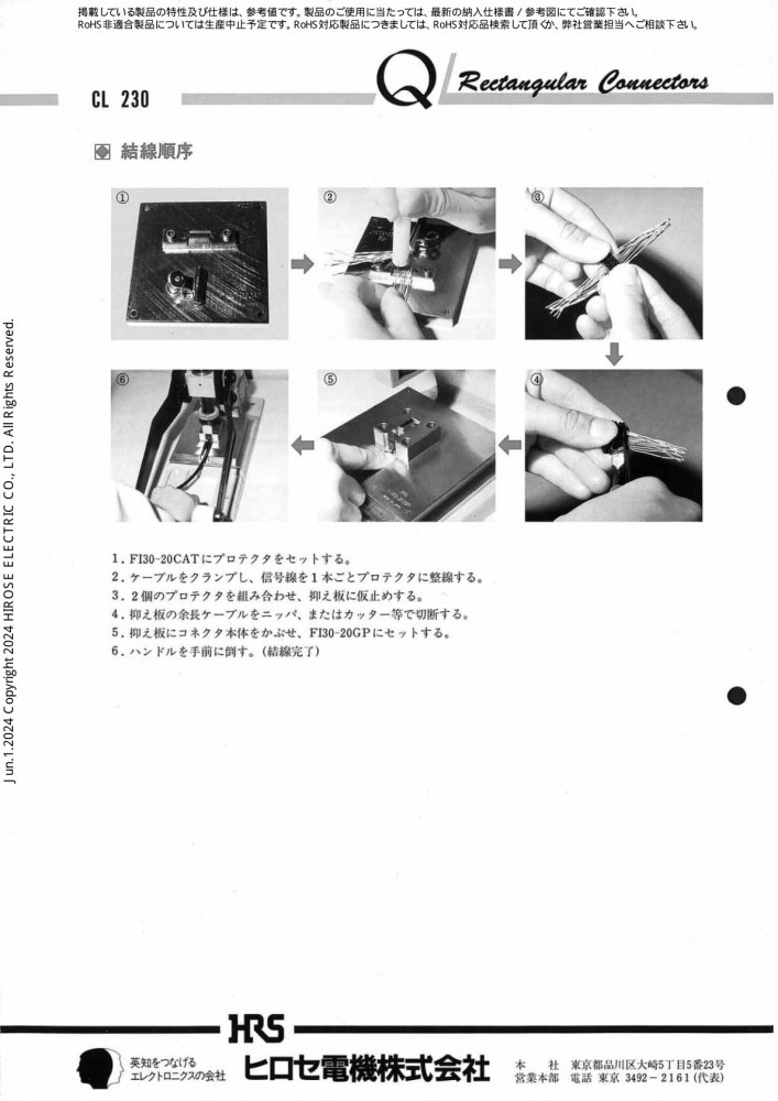 HRS FI series documentation page 6