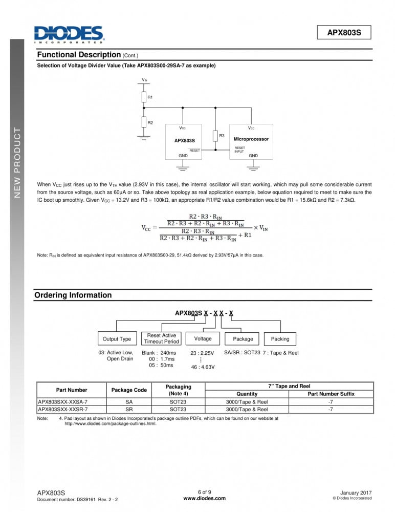 APX803S datasheet page 6