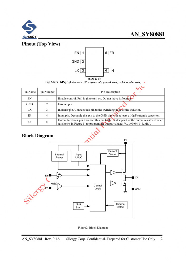SY8088I datasheet page 2