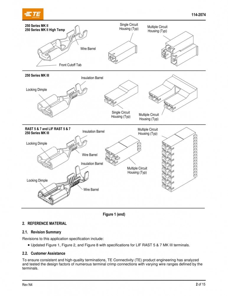 TE application specification page 2