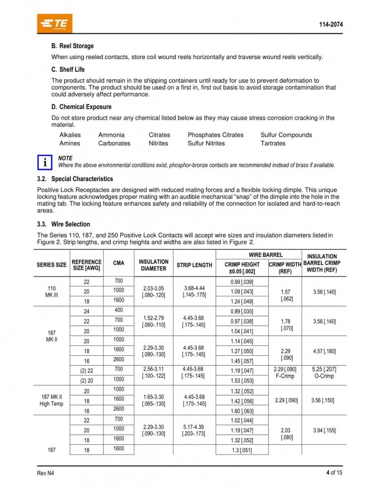 TE application specification page 4