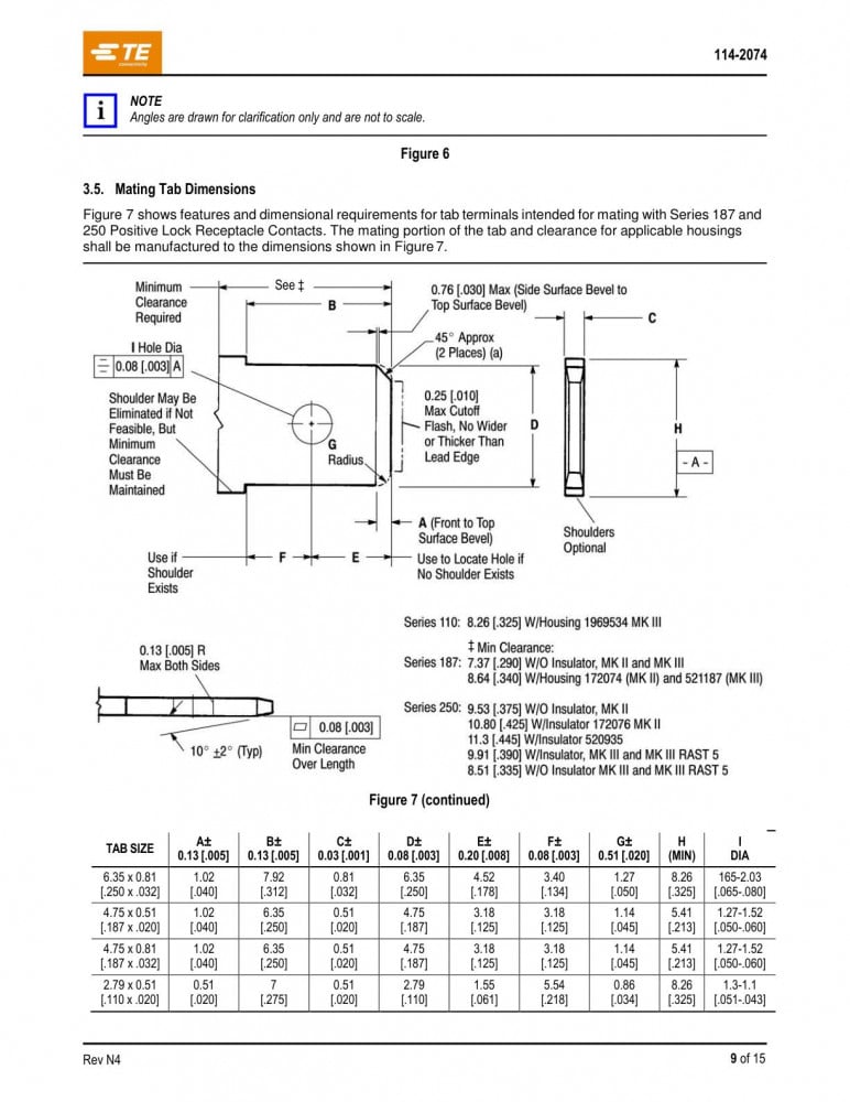 TE application specification page 9