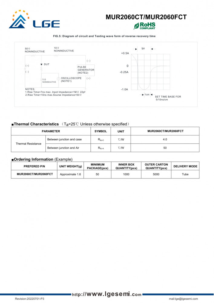 MUR2060FCT datasheet page 3