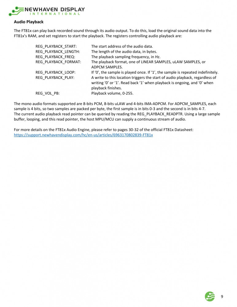 NHD-3.5-320240FT-CSXP-T specification page 10