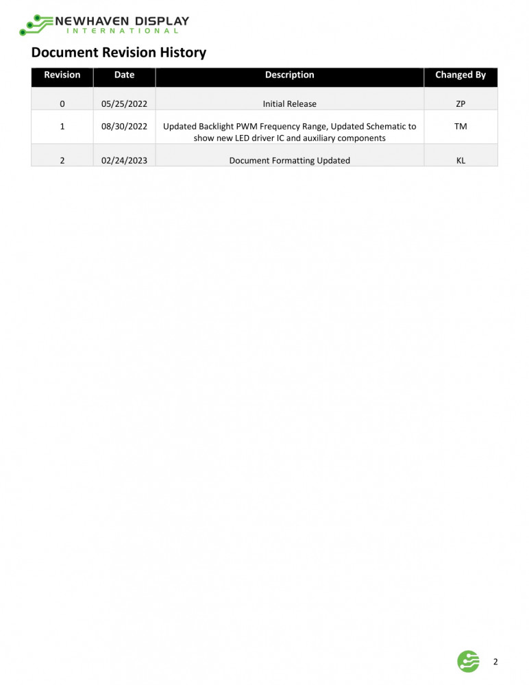 NHD-3.5-320240FT-CSXP-T specification page 3