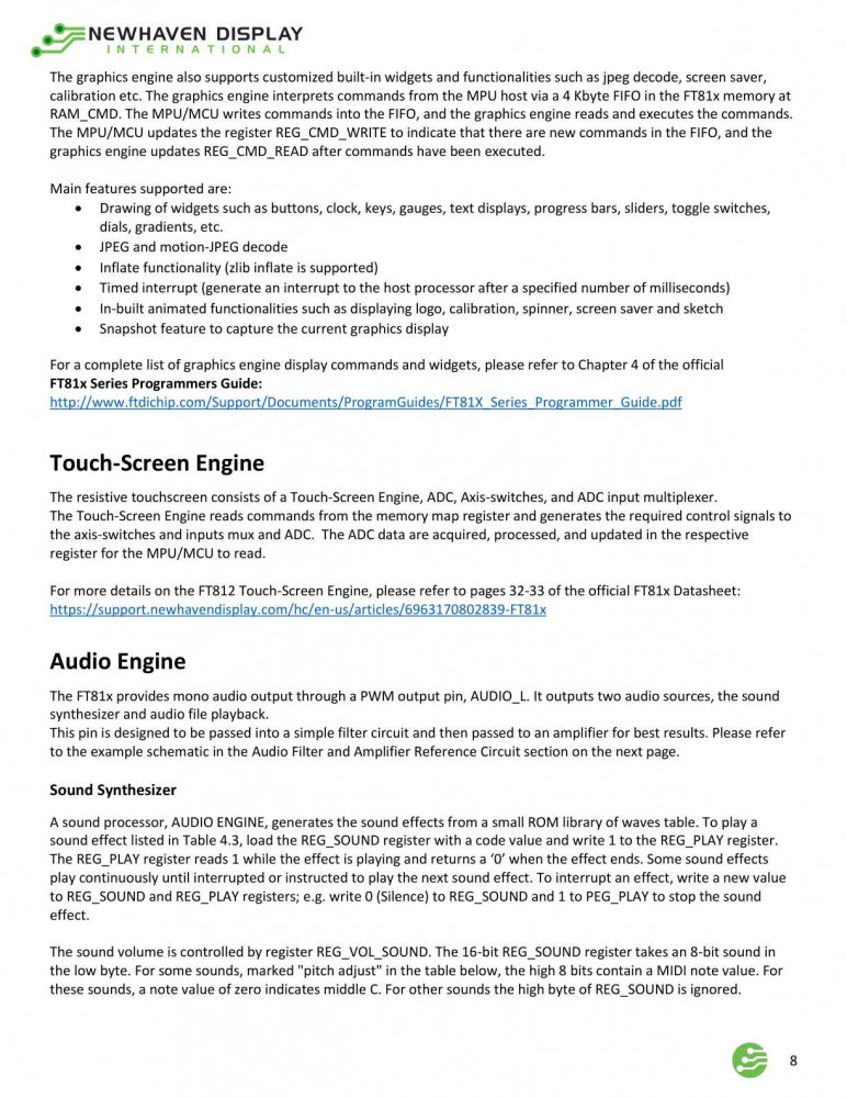 NHD-3.5-320240FT-CSXP-T specification page 9