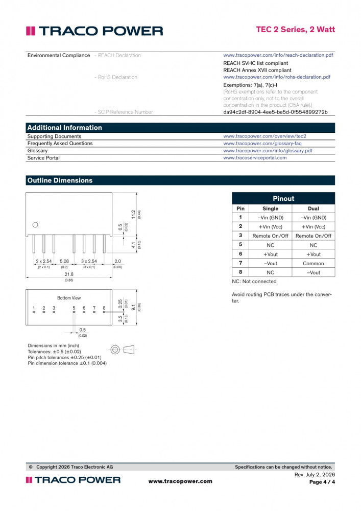 TEC 2 technical document page 4