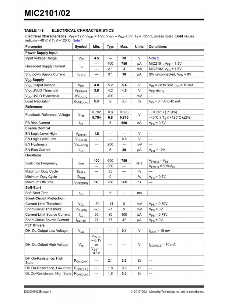 MIC2102 document page 4
