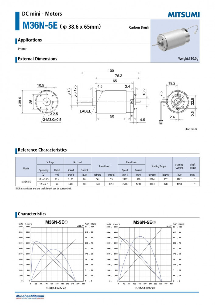 M36N series technical document page 3