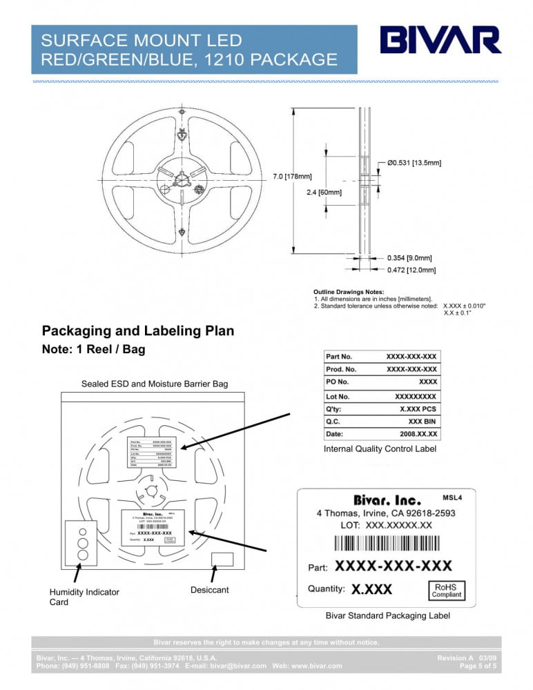 SM1210RGB datasheet page 5