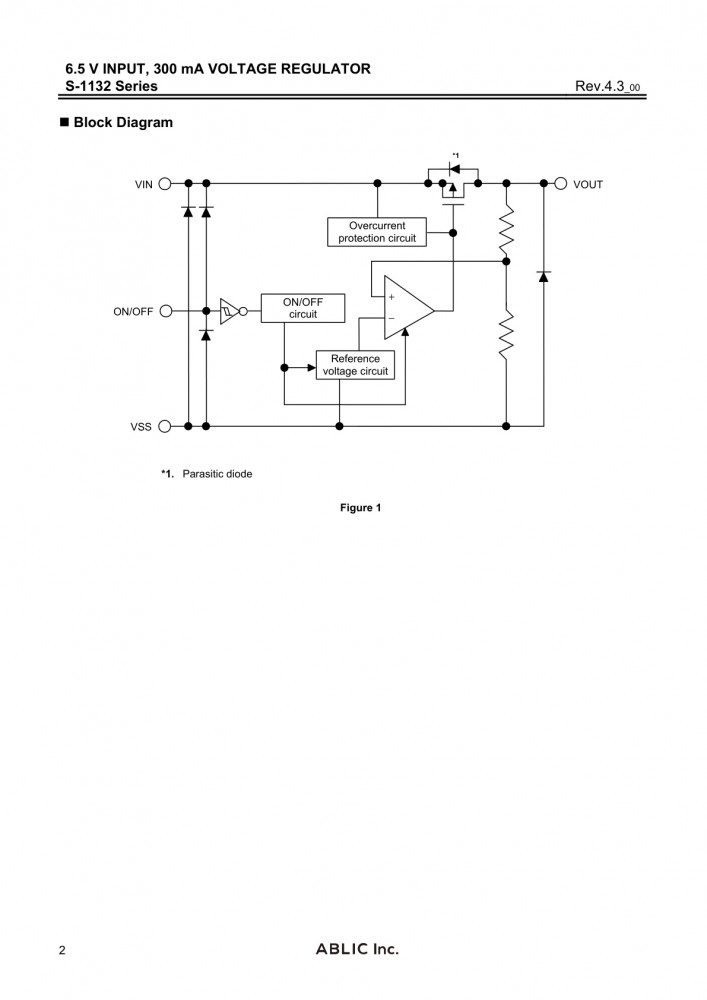ABLIC S-1132 datasheet page 2