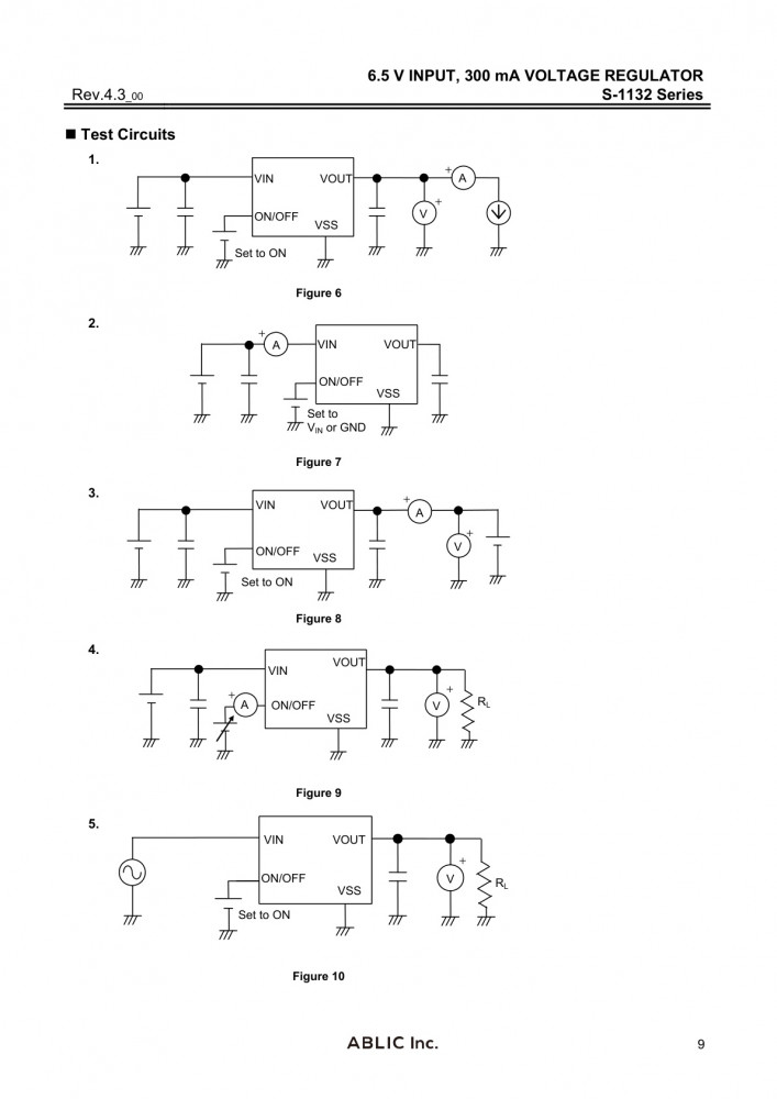 ABLIC S-1132 datasheet page 9