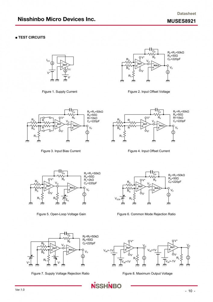 MUSES8921 datasheet page 10