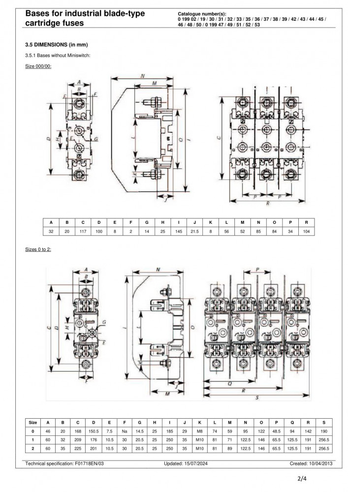 Legrand fuse-base documentation page 2