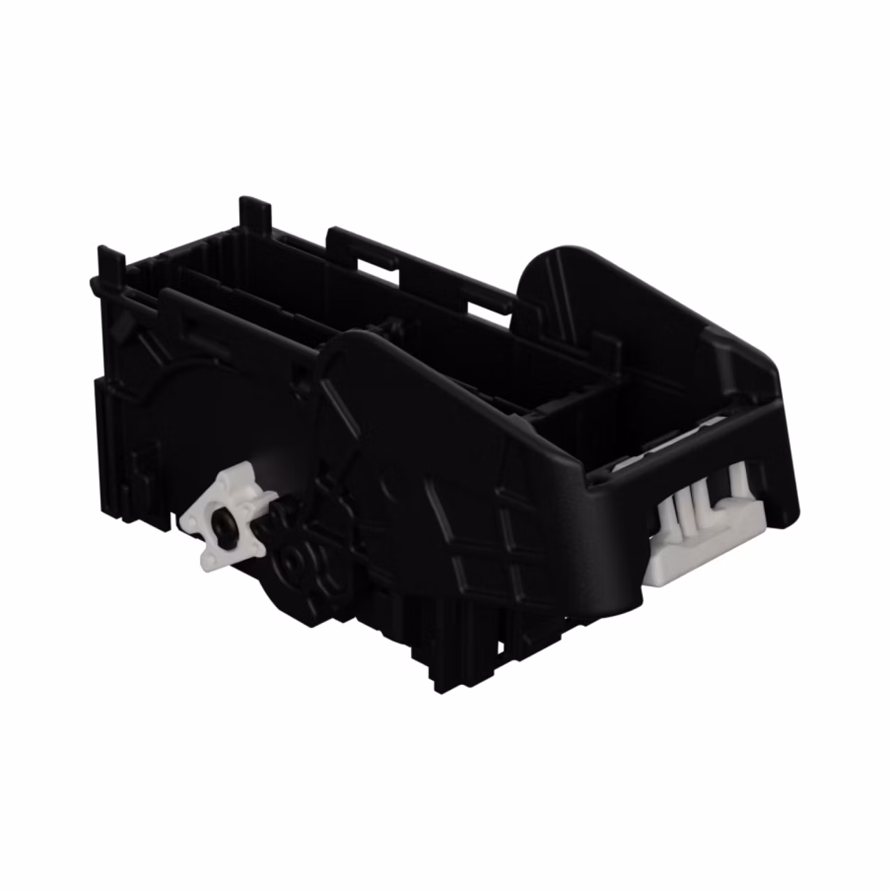 MX-DaSH Unsealed Modular 2x2 Female Connector Assembly, Left Wire Output, Keying Option A, Black for sale