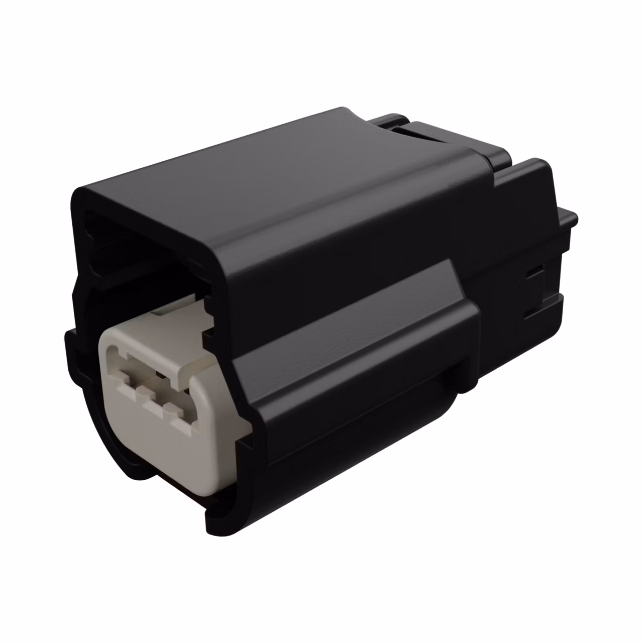 2.54mm MX64 Sealed Single Row Crimp Housing, MX64 Terminal, Black, 3 Circuits, Key B, without CPA Lock for sale