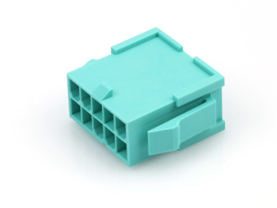 Mini-Fit Versa Color Receptacle Housing, Dual Row, Nylon 6/6 UL 94V-0, 6 Circuits, Glow-Wire Capable, Green