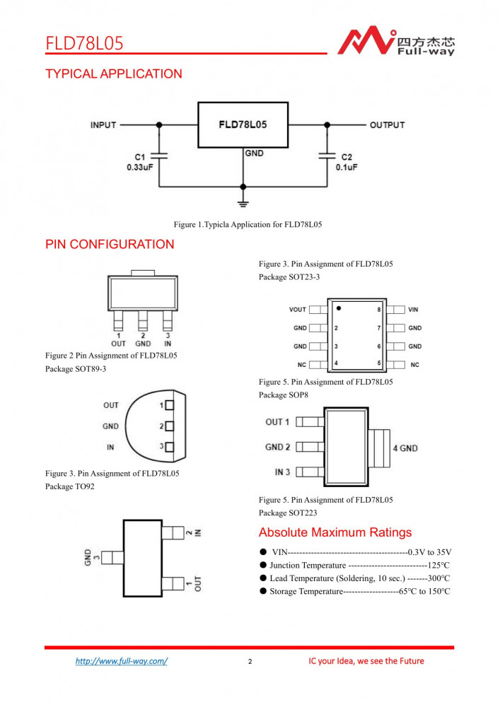 FLD78L05 datasheet page 2