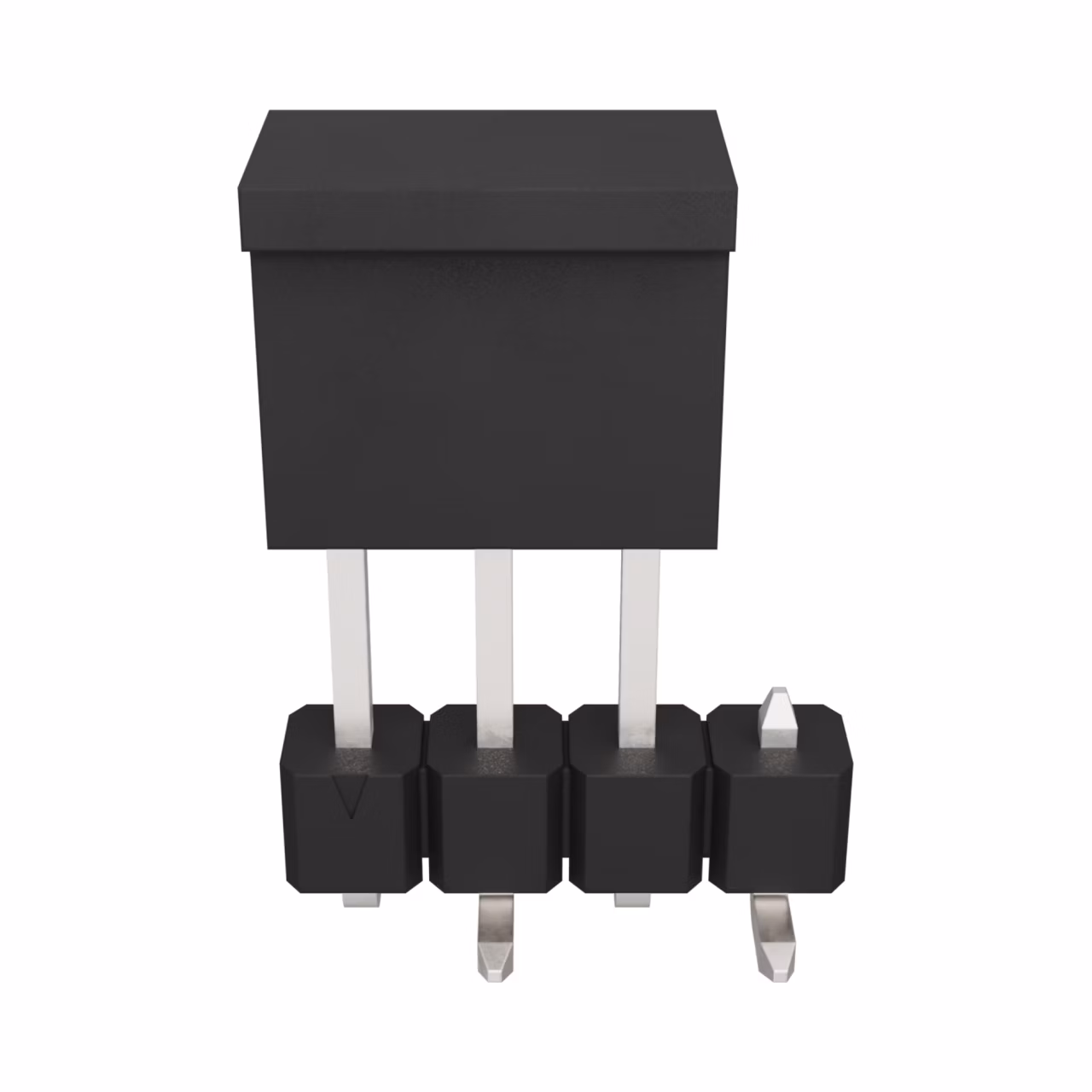 C-Grid / SL Header, Surface Mount, Breakaway, Vertical, 4 Circuits, 9.84mm Length Circuits 1, 2, and 3, 1.00mm Length Circuit 4, Tin (Sn) Overall Plating, Tape and Reel Packaging with Cap, Lead-Free for sale