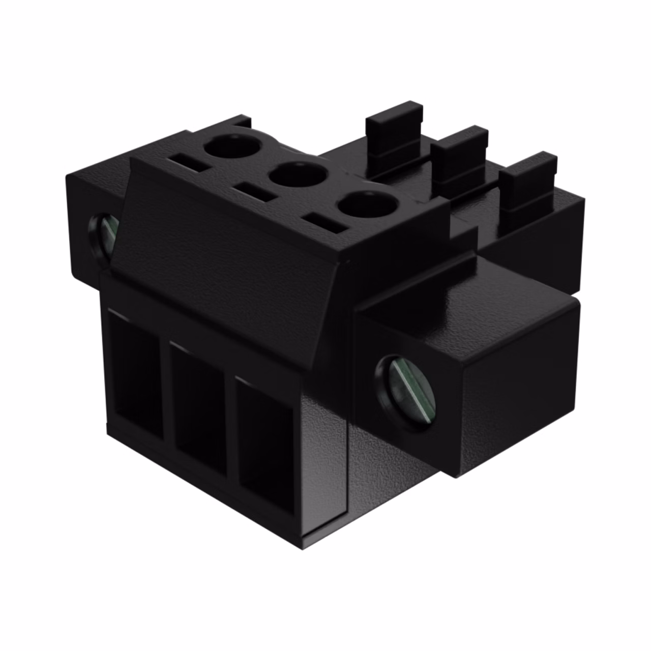 3.50mm Pitch Eurostyle Horizontal Plug, with Retention Screws, 3 Circuits for sale