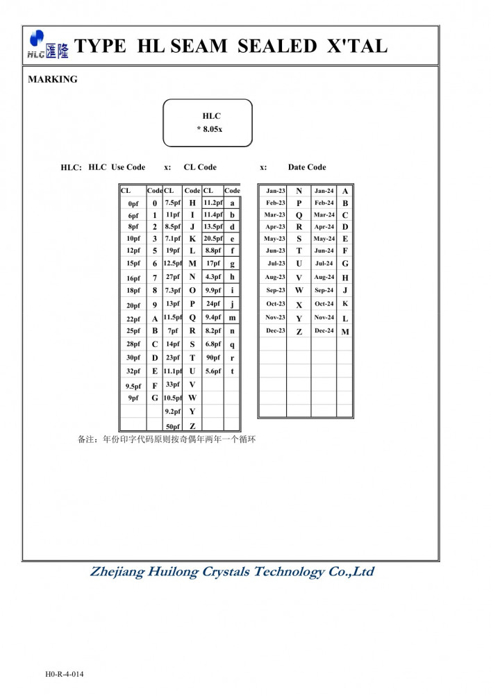 HL08000053 specification page 3