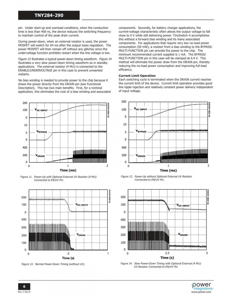 TNY286DG datasheet page 6